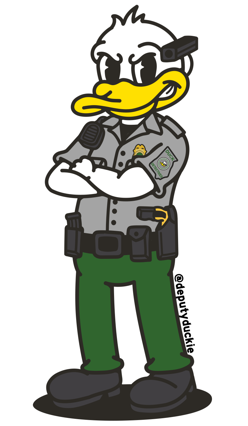 Deputy Duckie - "Duck Detective" Duckie