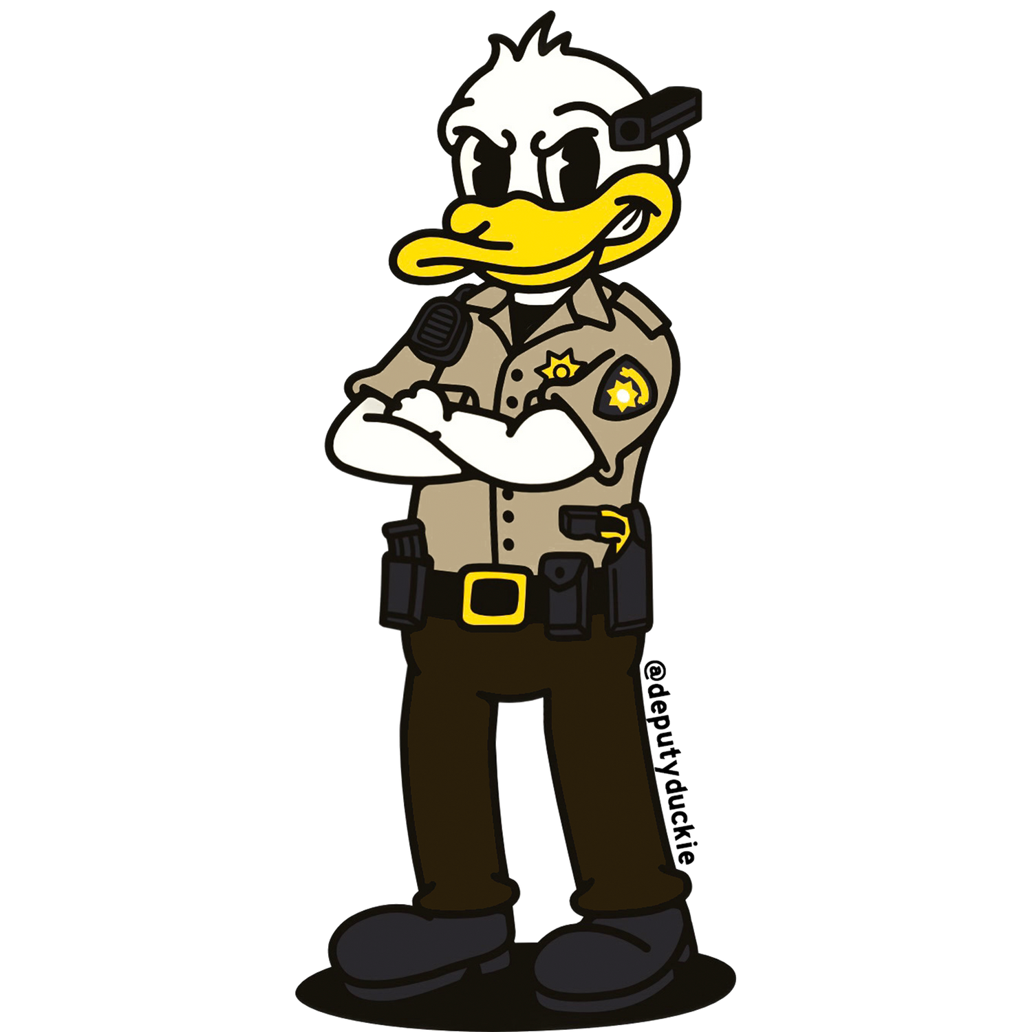 Deputy Duckie Stickers