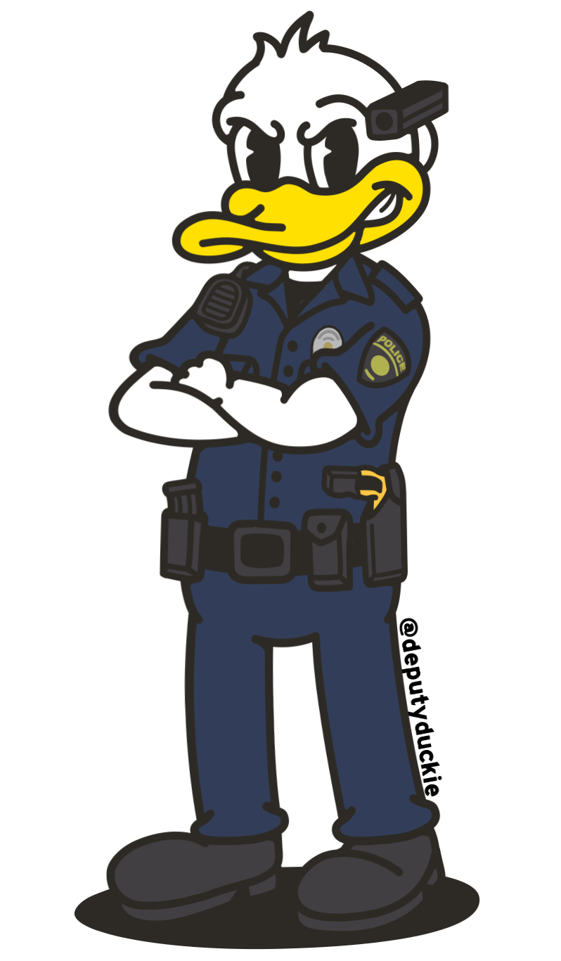 Deputy Duckie - Officer Duckie Sticker