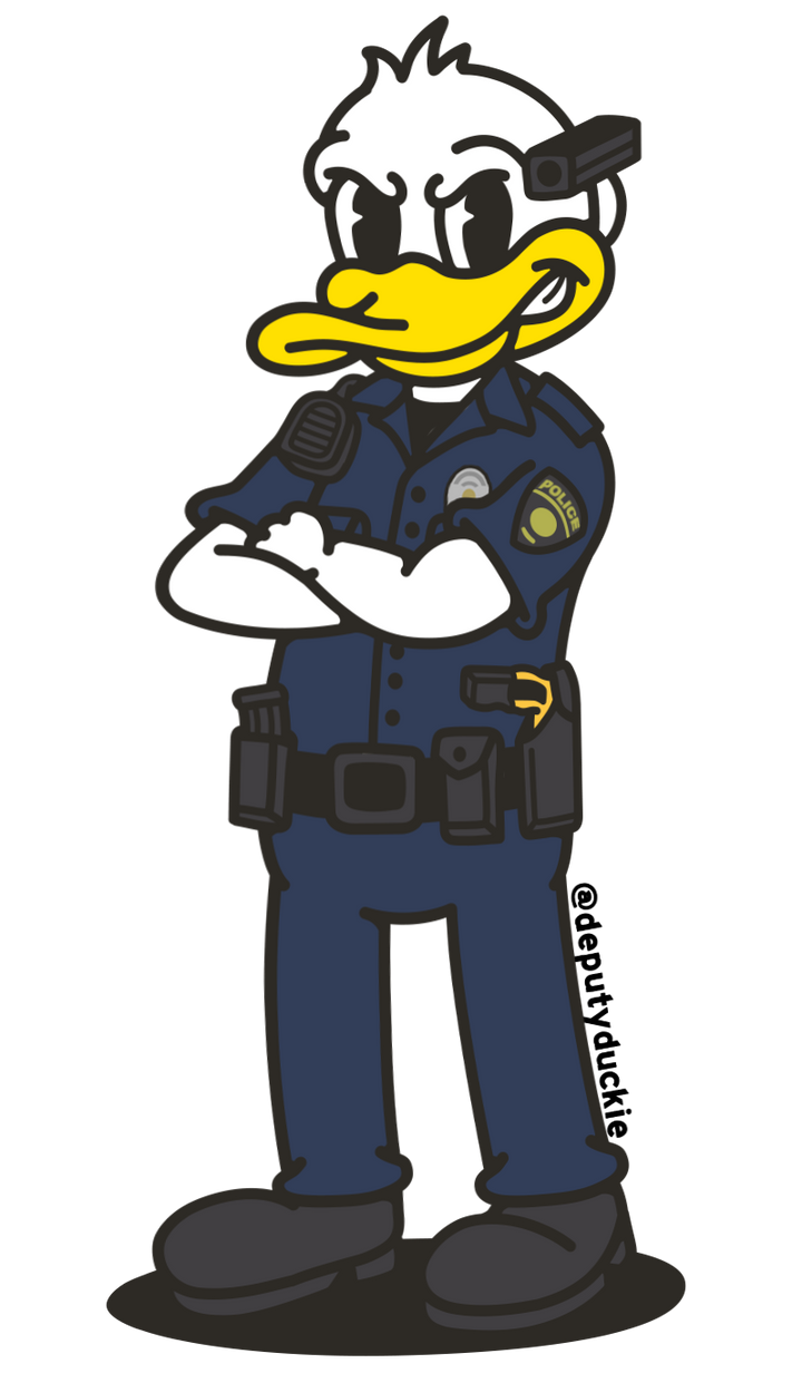 Deputy Duckie Stickers