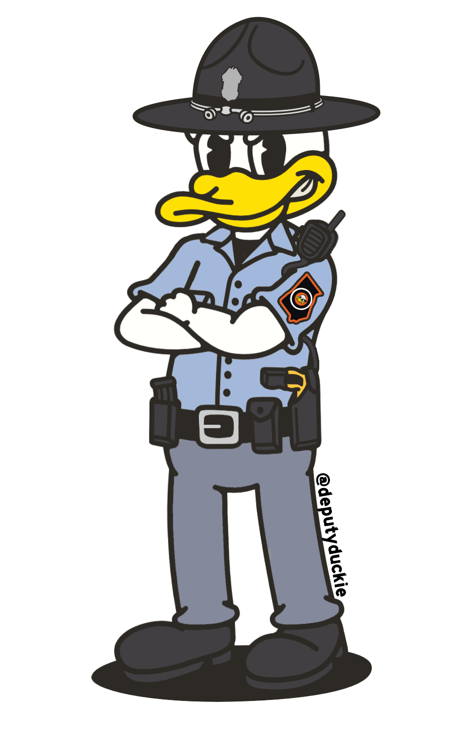 Deputy Duckie - Trooper Duckie Sticker