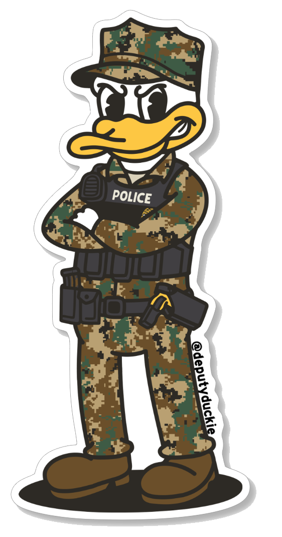 Deputy Duckie - U.S. Marine Corps Military Police Duckie